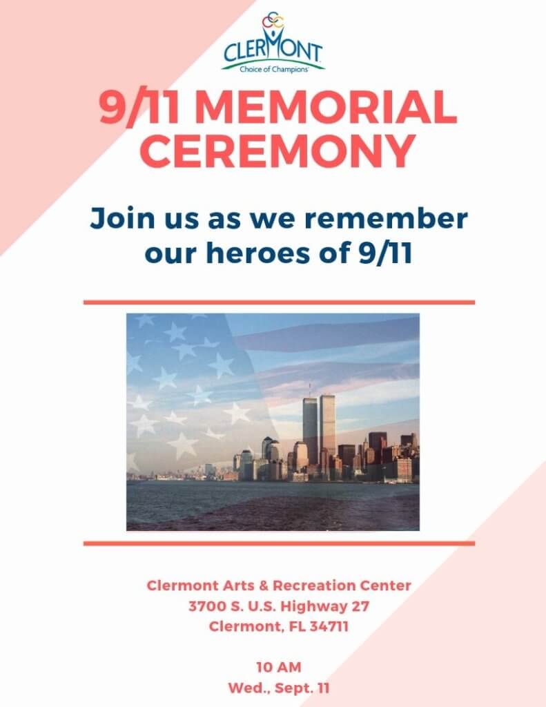 September 11- City of Clermont's 9/11 Ceremony - Clermont Report